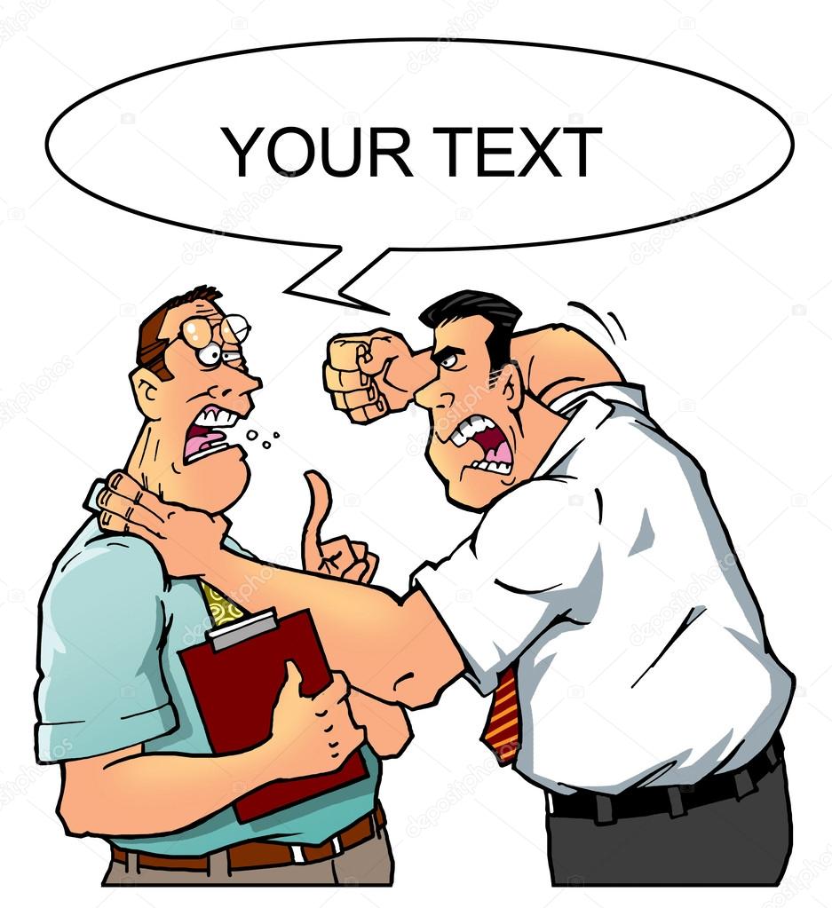 Business conflict Stock Illustration by ©evilrat #26872619