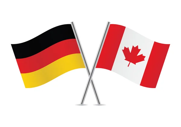 USA and Canada flags — Stock Vector © viktorijareut #135808508