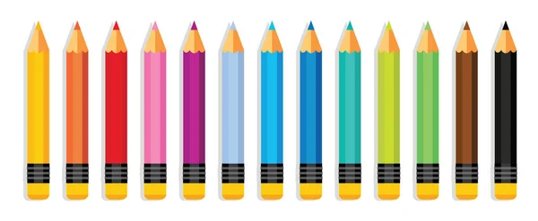 Crayolas animadas imágenes de stock de arte vectorial | Depositphotos