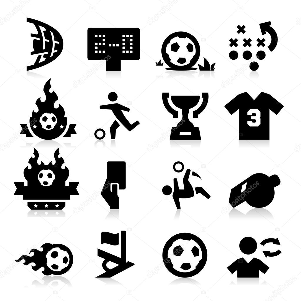 Soccer Icons — Stock Vector © Tantoon #20537319