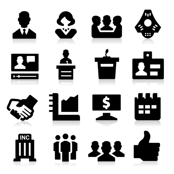 Executive icons set Elegant series Stock Vector Image by ©Tantoon #24156979
