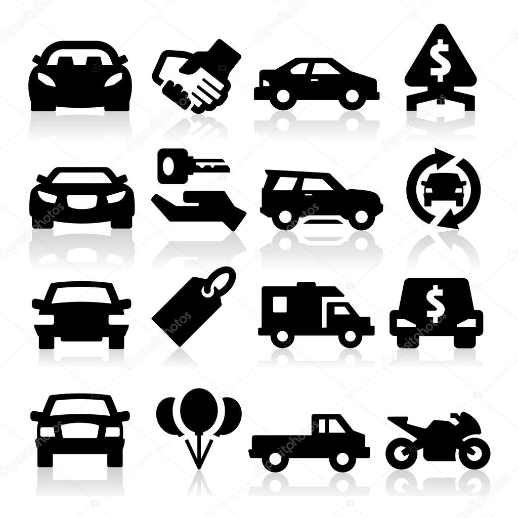 Auto business icons — Stock Vector © Tantoon #24155709
