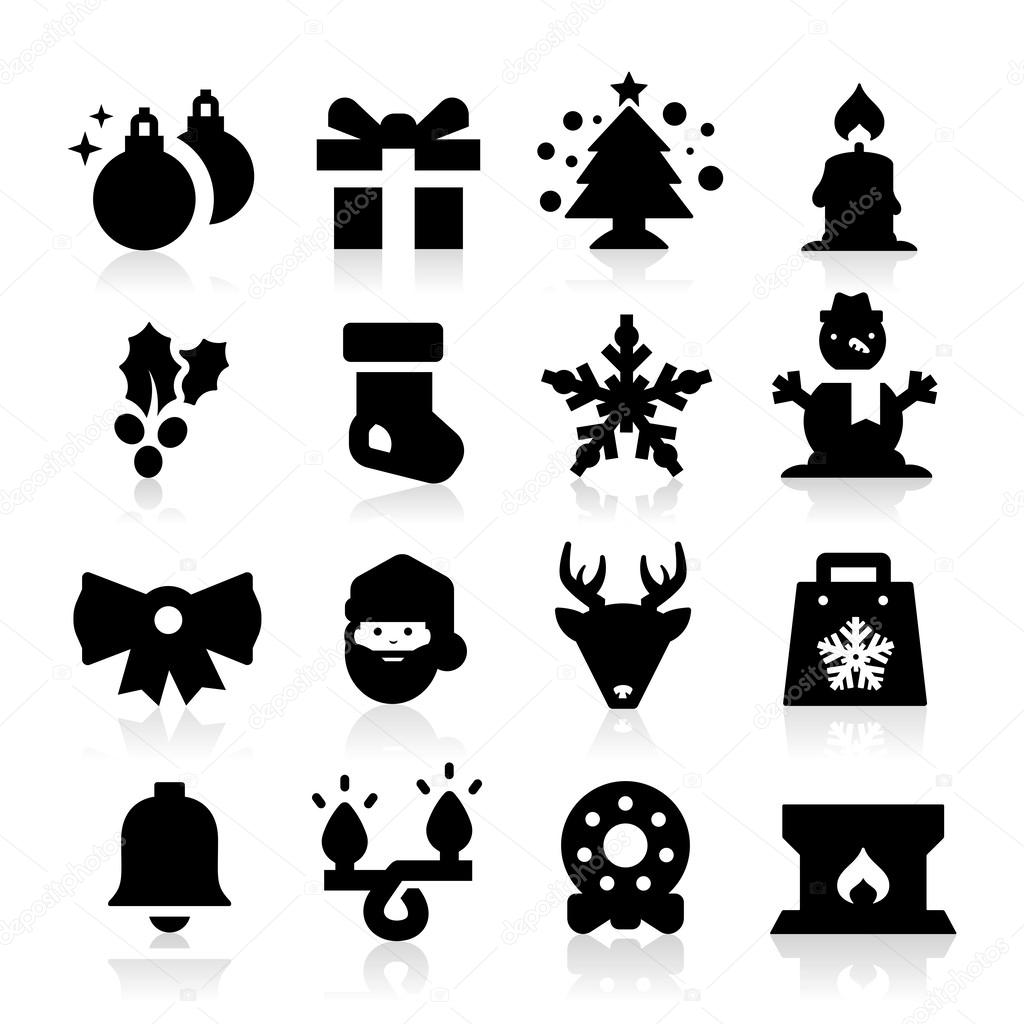Kerstmis pictogram vectorafbeelding door © Tantoon ⬇ Vectorstock #24156615