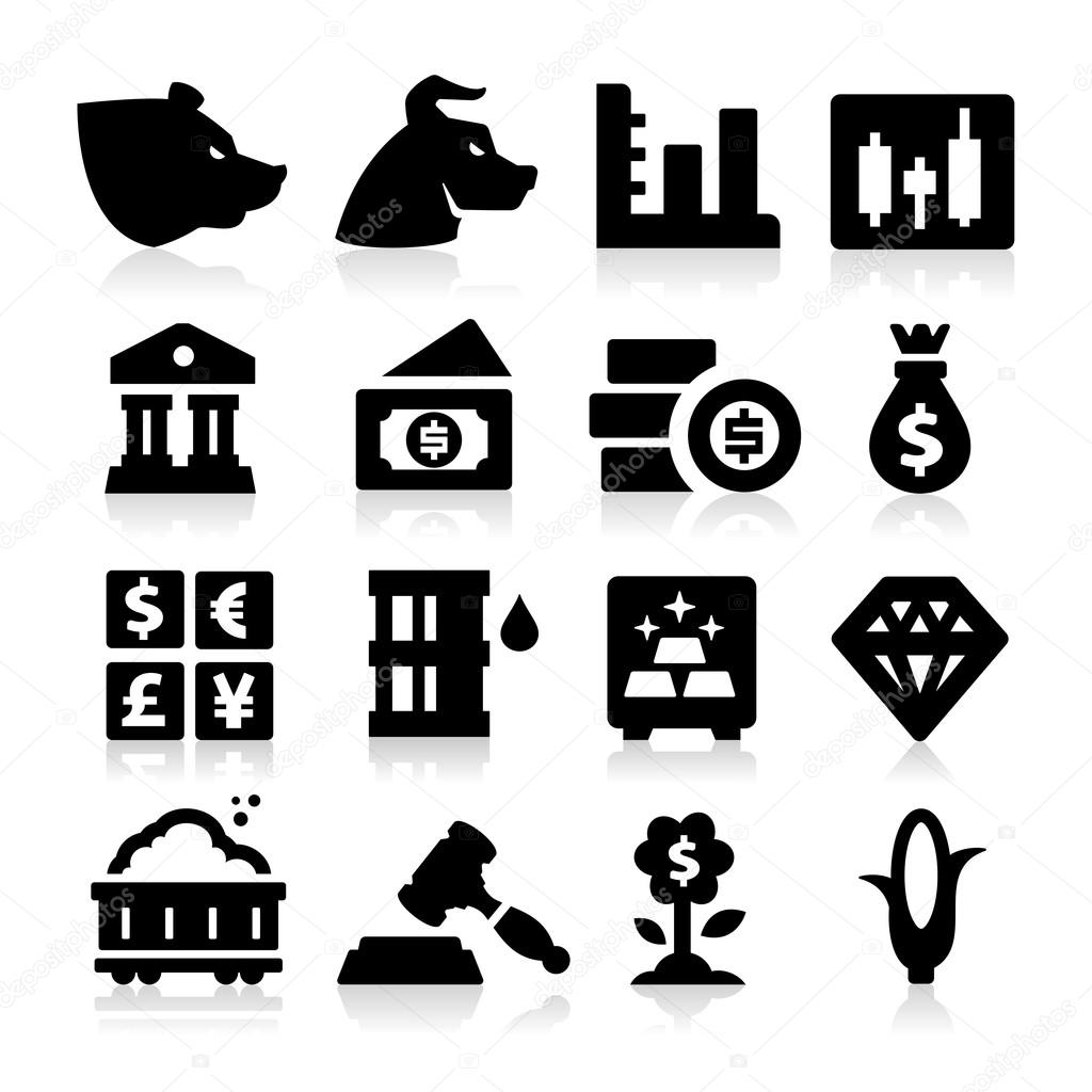 Trading Icons Stock Vector Image by ©Tantoon #24539781