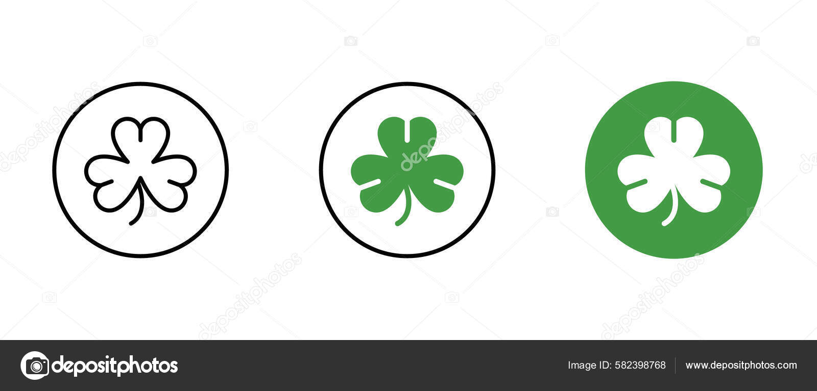 Irish Shamrock Logos