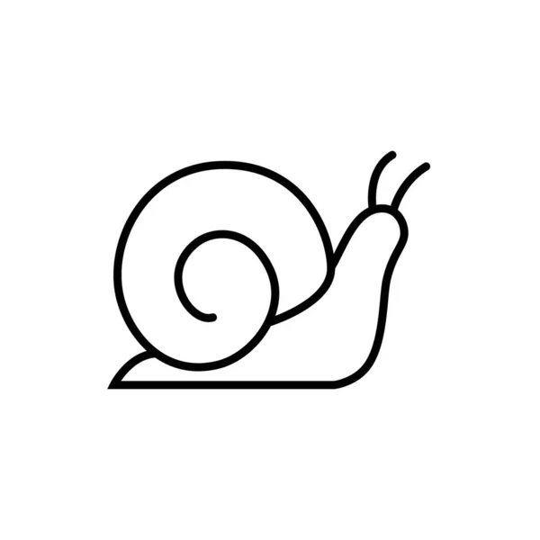 Caracol icono vector, signo, símbolo, logotipo, ilustración, carrera ...