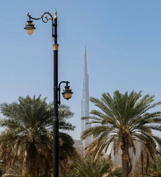 Park near the residence of Sheikh Mohammed Al Maktoum in Dubai. U.A.E. Dubai March 2022 - Stock ...