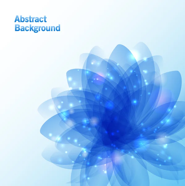 Background with blue abstract flower Stock Vector Image by ©antart ...
