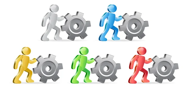 Moving cogs Stock Vector Image by ©Krisdog #85431058