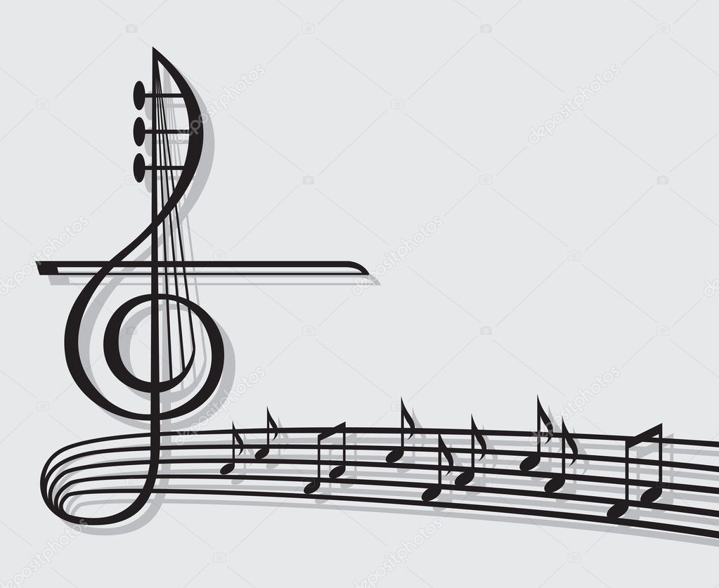 Musical notes Stock Vector by ©alexkava 19385121