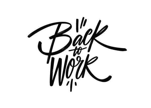 Welcome back to work Vector Art Stock Images | Depositphotos