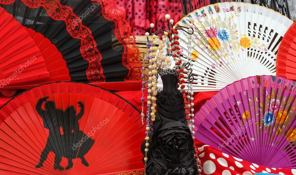 Typical colorful Spanish accessories — Stock Photo © Moskwa #40240695