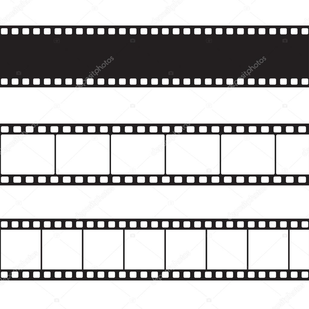 Vector film strip illustration Stock Vector by ©darafeja 26523871