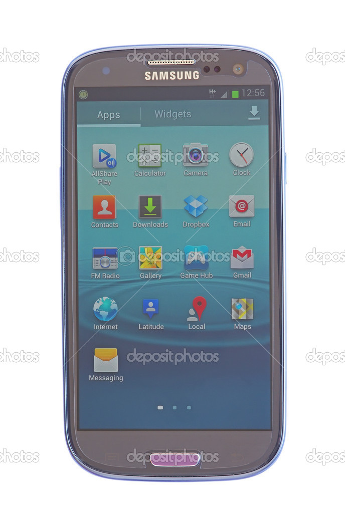 Touch screen phone menu Stock Illustration by ©savacoco #12572177