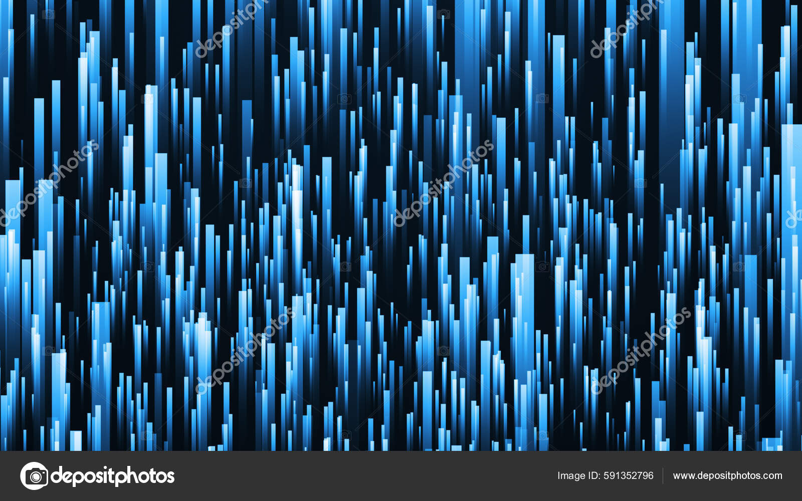 Garis Data Digital Abstrak Stream Network Falling Speed Lines Teknologi ...