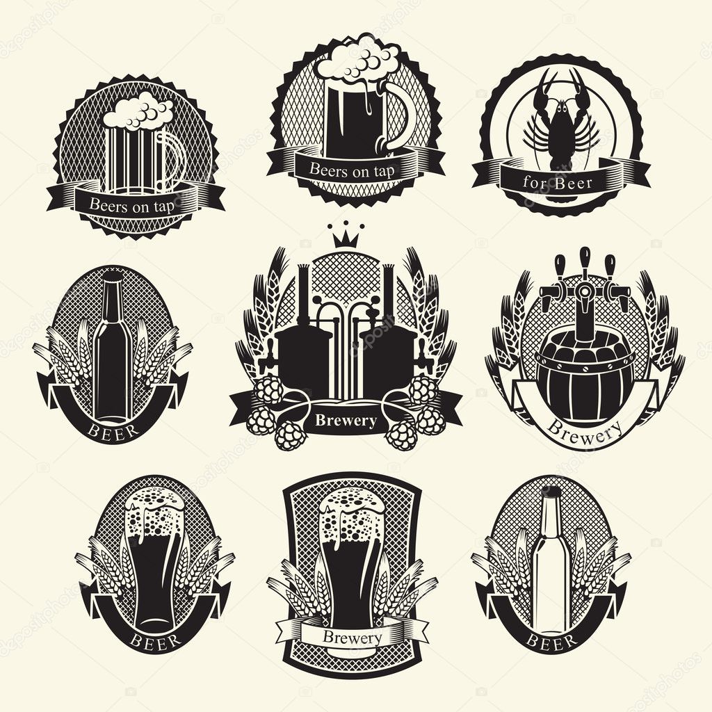 Beer collection Stock Vector by ©paseven 32120943