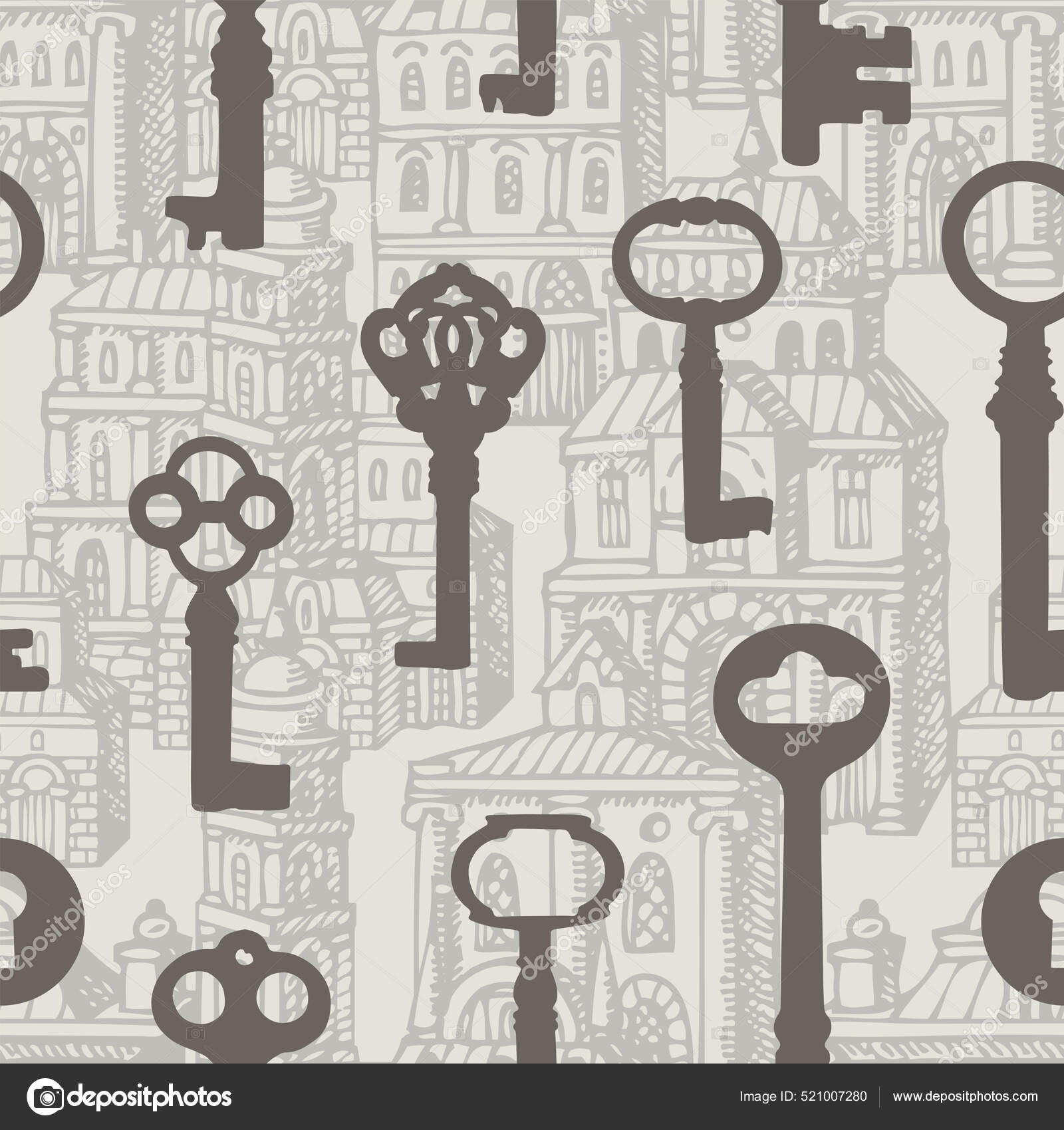 Antique Key Wallpaper