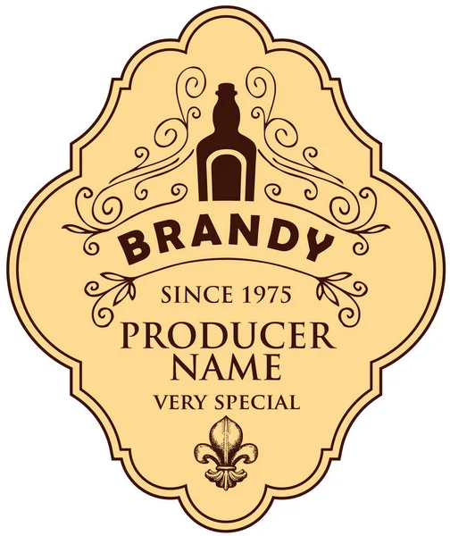 Templates of brandy labels images libres de droit, photos de Templates ...