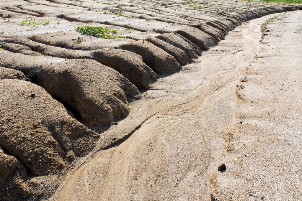 Erosion In Dirt Field