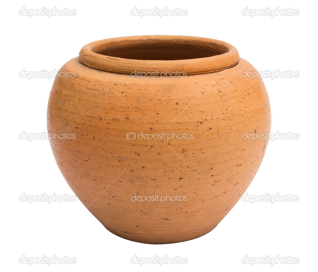 Orange jar isolated on white background Stock Photo by ©blacknote 12606593