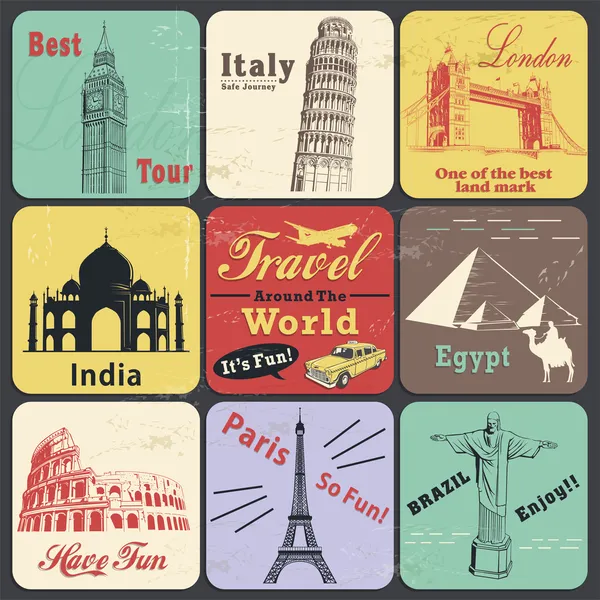 Vintage Travel Vector