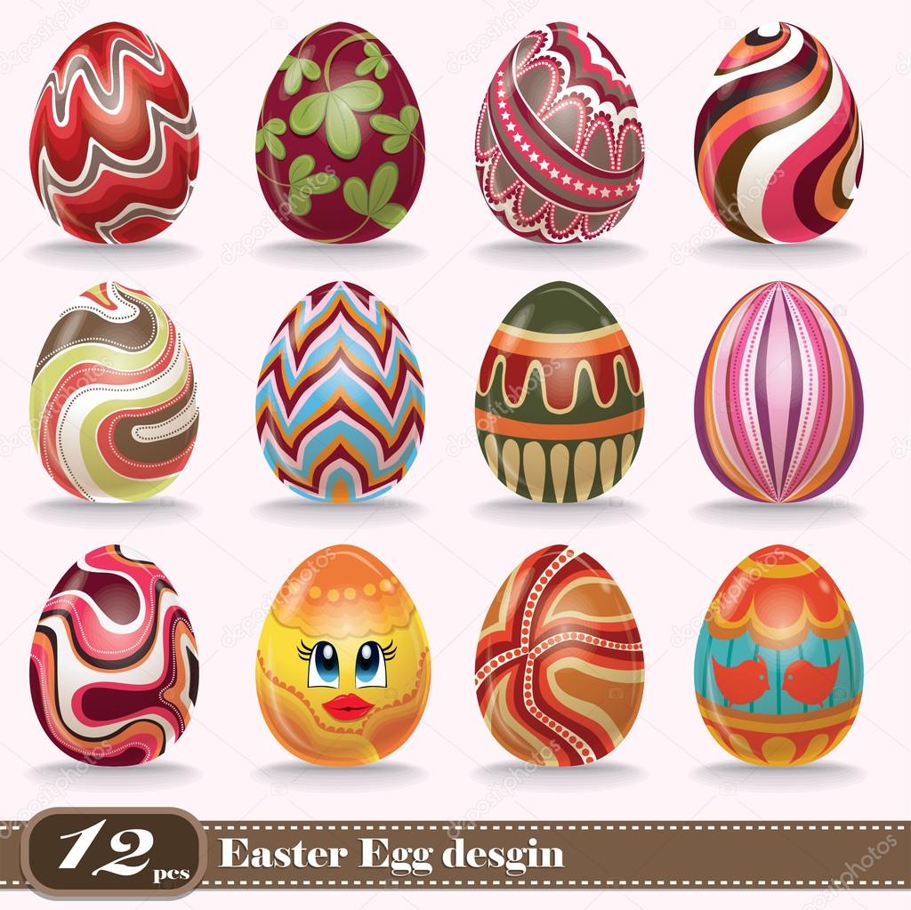 Vintage Easter egg poster design — Stock Vector © Donnay #42882363