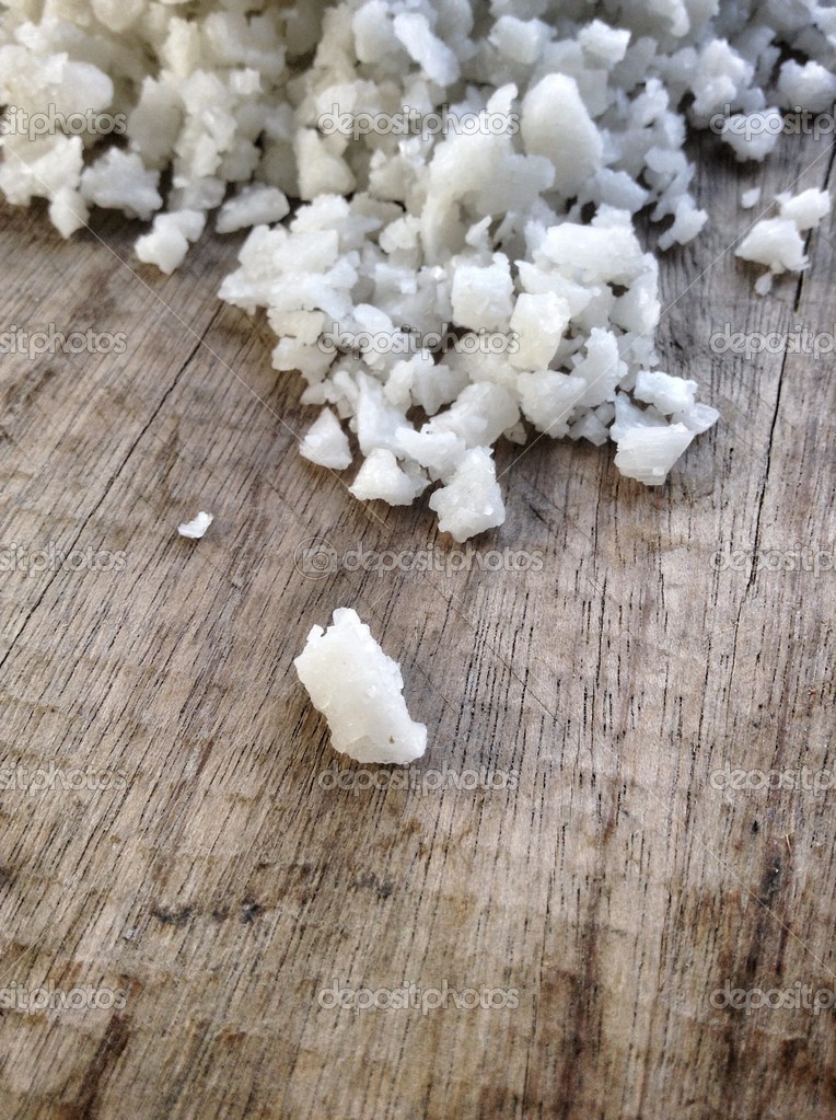 White sea salt — Stock Photo © luknaja #35577397