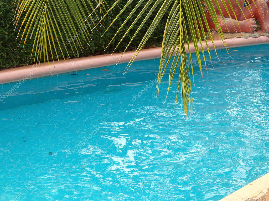 Beautiful swimming pool. — Stock Photo © luknaja #43342767