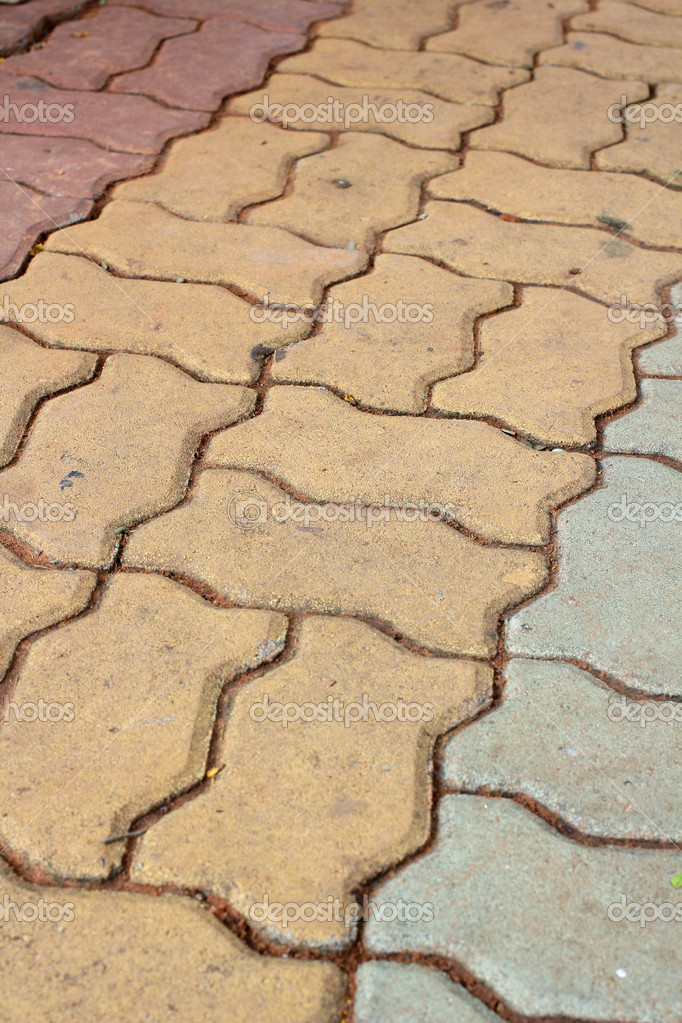 Brick way background Stock Photo by ©luknaja 46684437