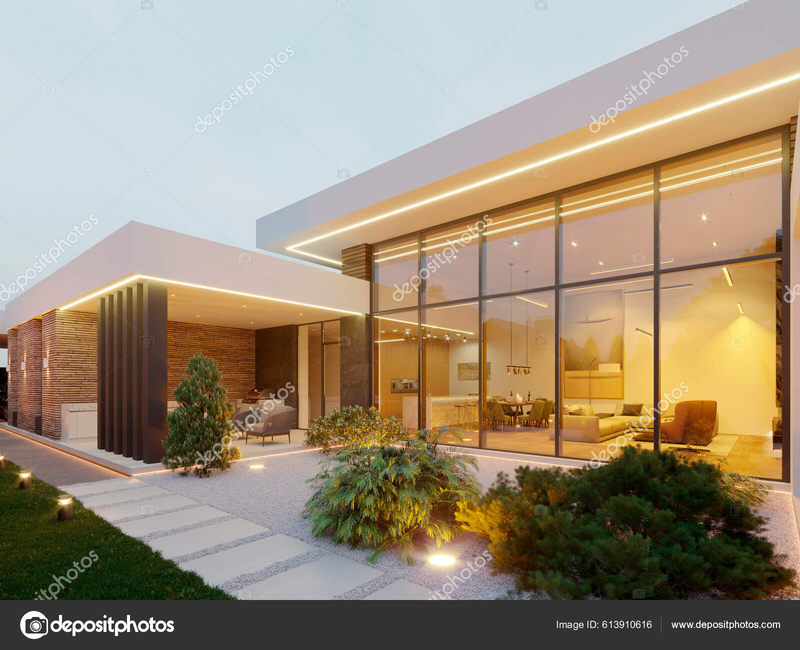 Moderne Hus Arkitektur Design Blå Hus / Sigurd Larsen | ArchDaily