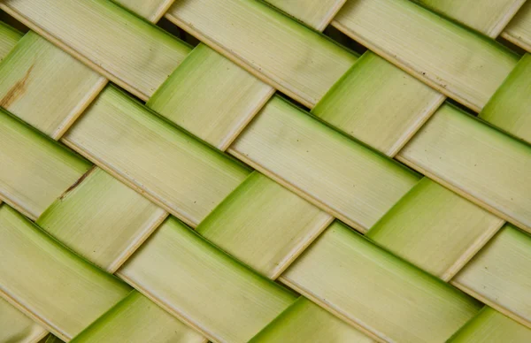 Coconut leaf mat weaving | Coconut leaf mat background — Stock Photo ...