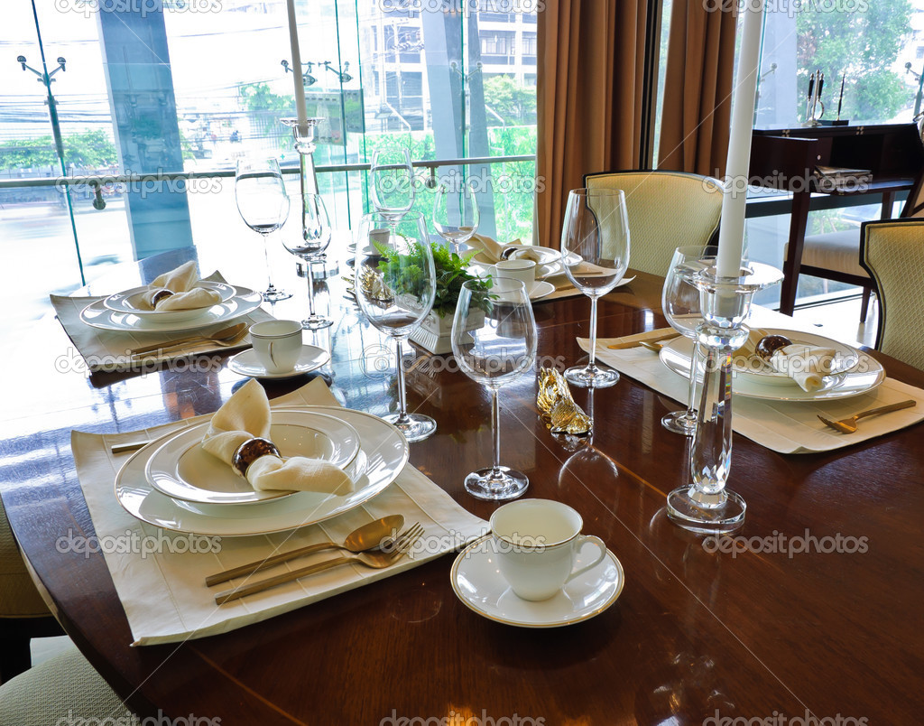 Dining room — Stock Photo © boonsom #31403359