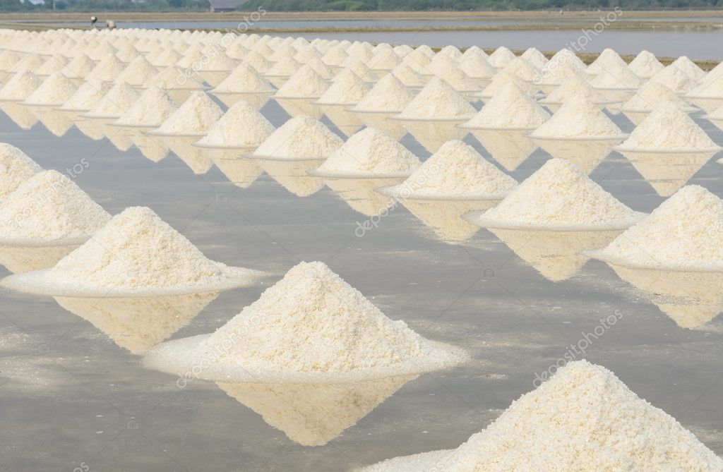 Heap of sea salt — Stock Photo © boonsom #51170543