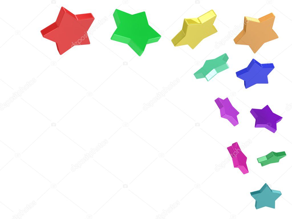 3d Colorful stars background Stock Photo by ©moneymaker11 32013787