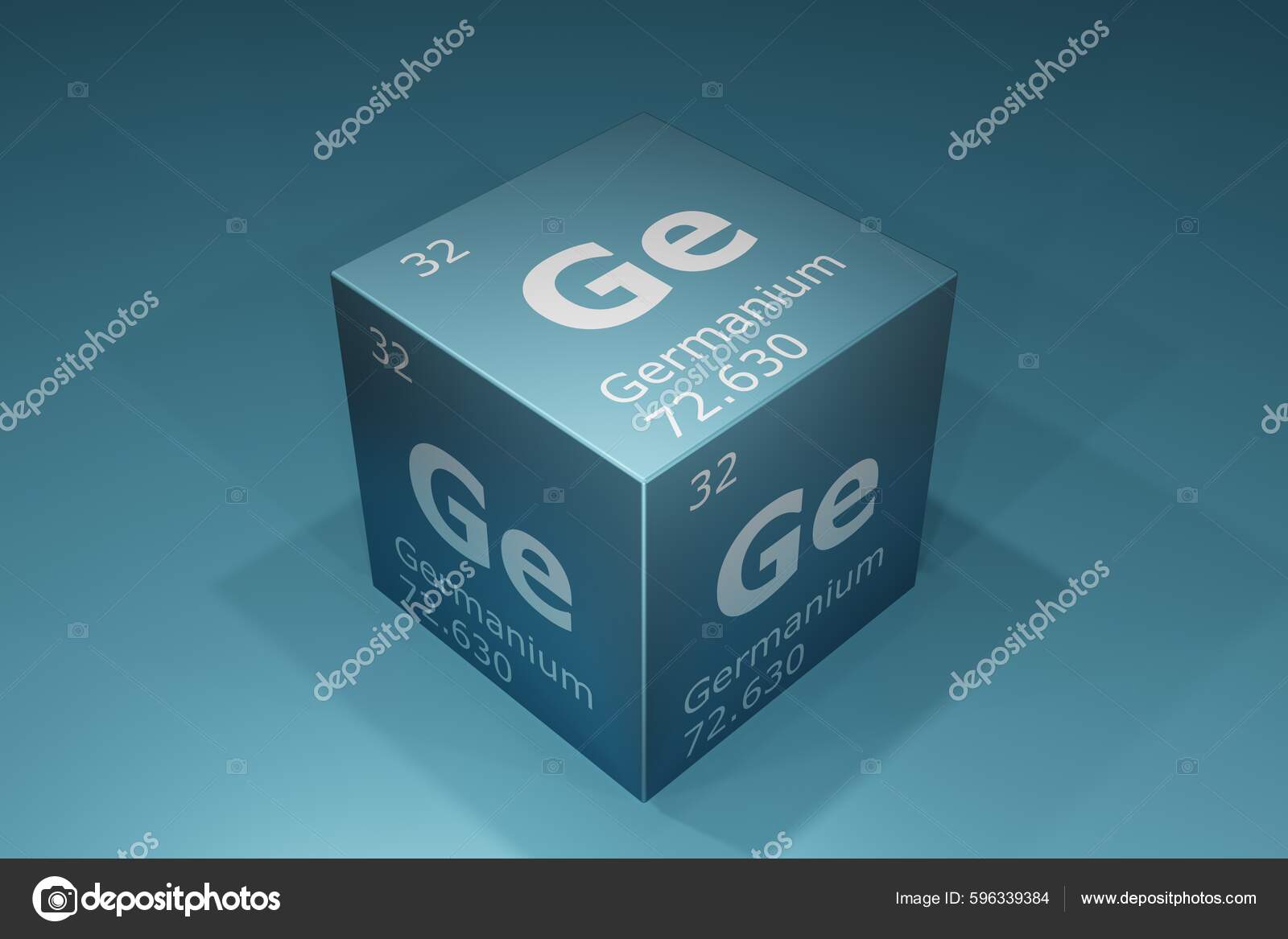 Germanium Atom 3d Model