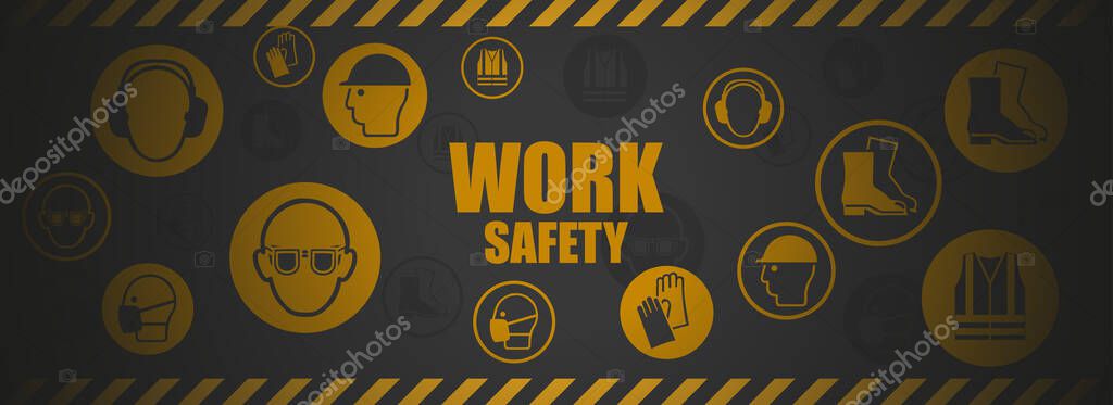 87 Pictograms of work safety Vector Images | Depositphotos