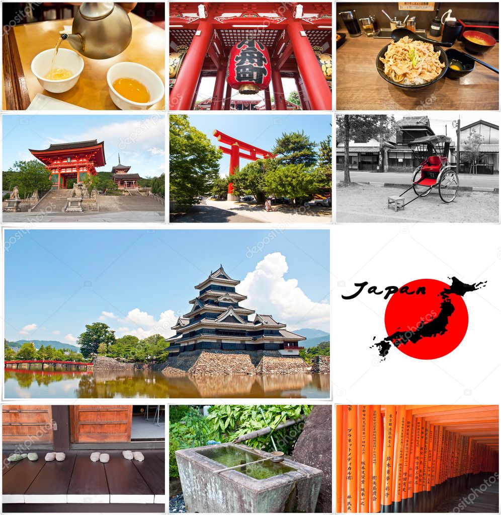 Japan collage Stock Photo by ©Changered 25585141