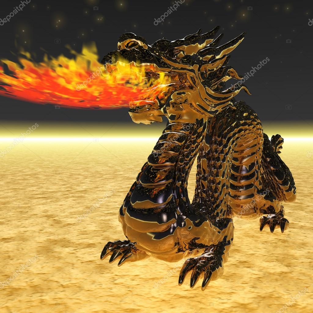 Dragon — Stock Photo © 3quarks #30688905