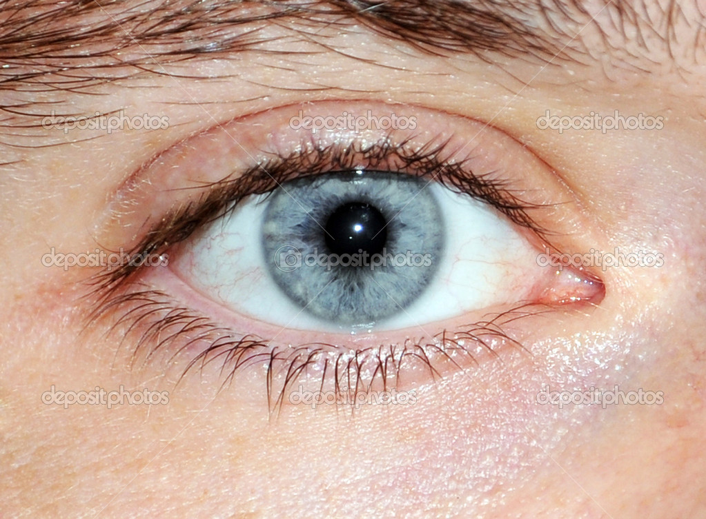 Blaue männliche Auge — Stockfoto #12596511