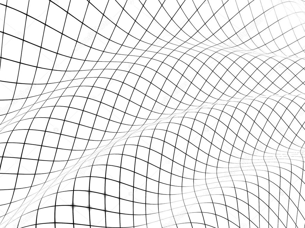 3D grid covered curved surface Stock Photo by ©chernetskiy 13745406