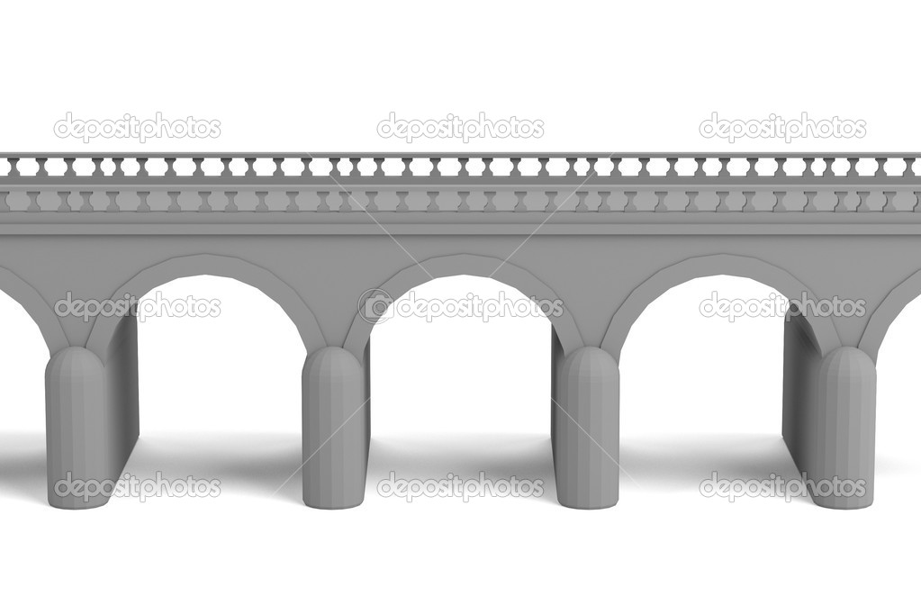 Realistic 3d render of bridge — Stock Photo © 3drenderings #39159271
