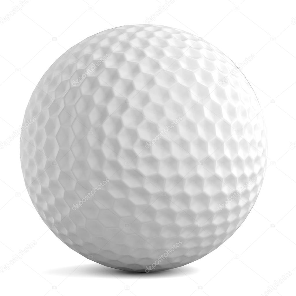 Realistic 3d render of golf ball — Stock Photo © 3drenderings #39615987