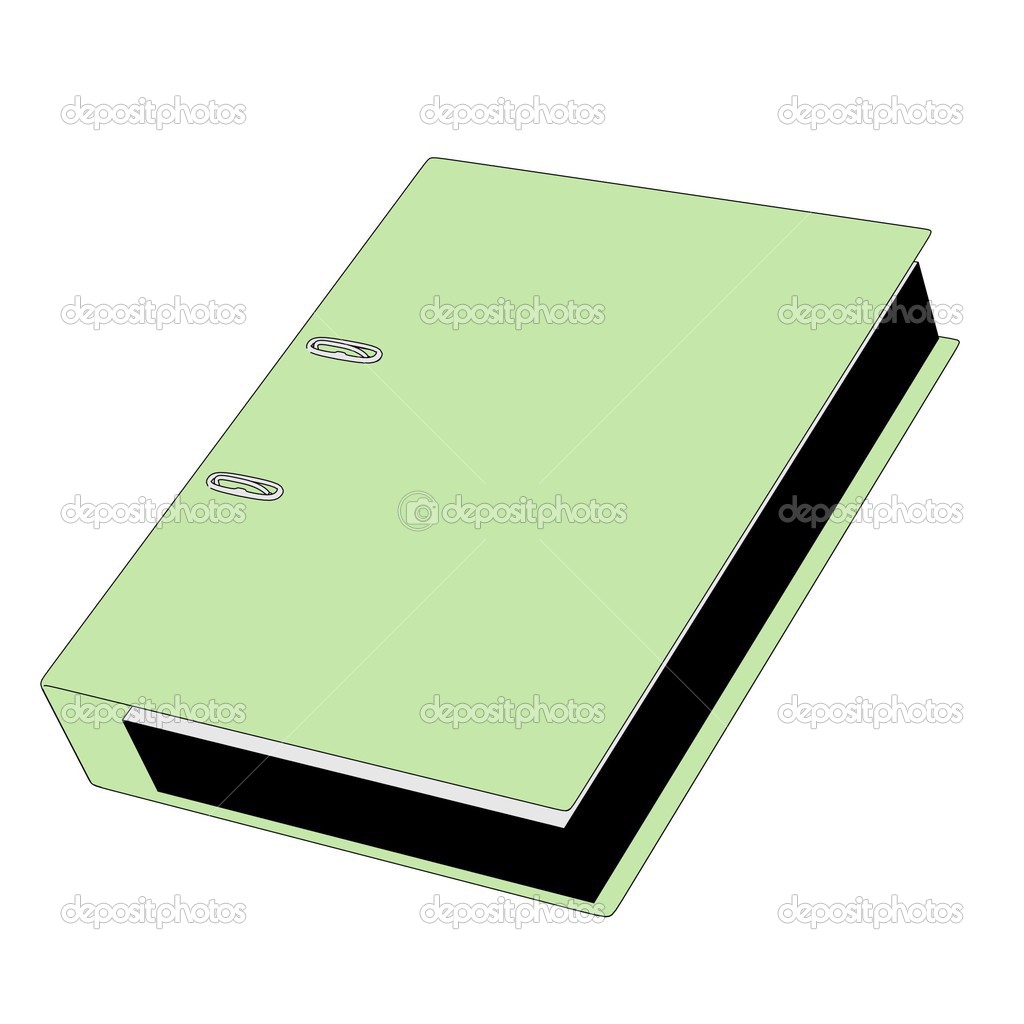 Cartoon illustration of office file — Stock Photo © 3drenderings #39618855