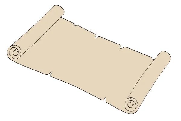 Cartoon image of paper scroll Stock Photo by ©3drenderings 41564481