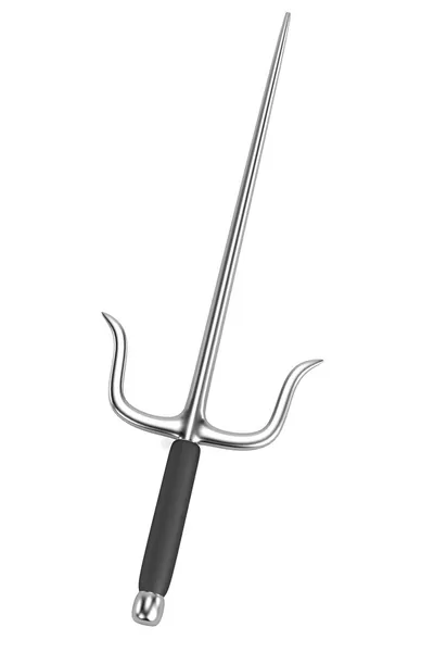 Silver trident cross — Stock Photo © sgamez #3159109