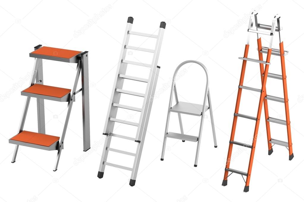 Realistic 3d render of ladders — Stock Photo © 3drenderings #41912007