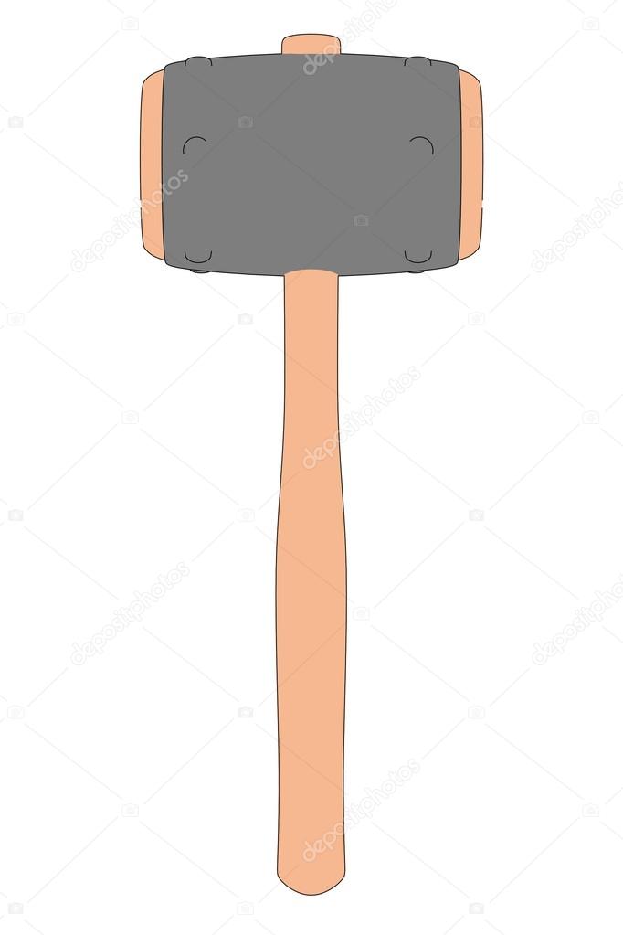 Cartoon image of blacksmith hammer Stock Illustration by ©3drenderings ...