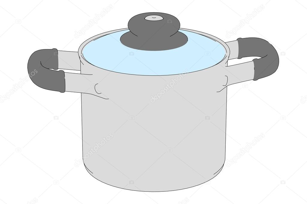 Cartoon illustration of pot Stock Illustration by ©3drenderings #43219923