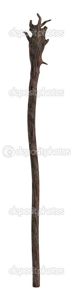 Realistic 3d render of wizards staff — Stock Photo © 3drenderings #44592115