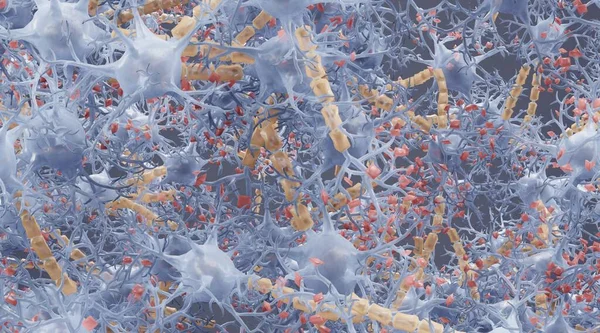 Realistic 3D Render of Neural Network - Stock Image - Everypixel